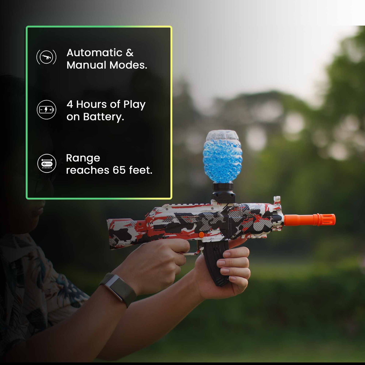 Gleetoy Electric AKM47 Gel Blaster Gun | Gleetoy