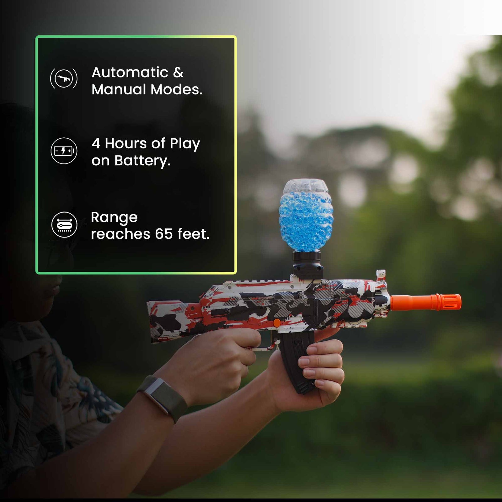 Gleetoy Electric AKM47 Gel Blaster Gun | Gleetoy