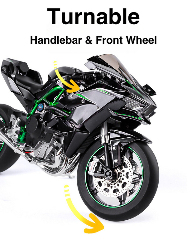 Gleetoy 1:6 Scale Kawasaki Ninjia H2R Sound and Mist Model | Gleetoy