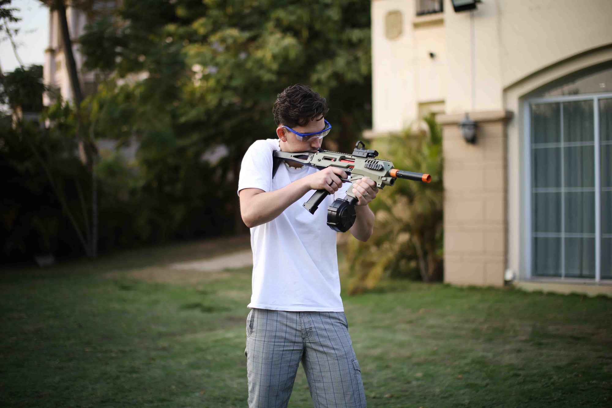 Gleetoy Electric Glock Carbine Conversion Kit Gel Blaster (White) | Gleetoy